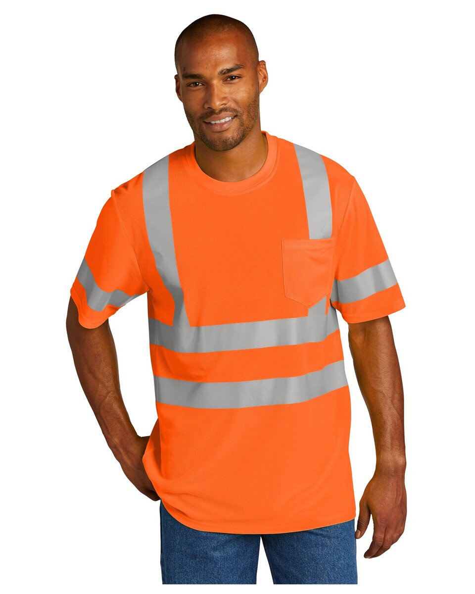 CornerStone CS202 ANSI 107 Class 3 Mesh Tee - Apparel.com