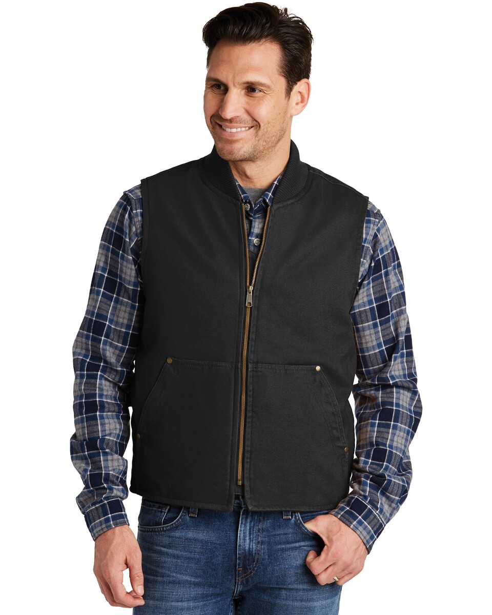 CornerStone CSV40 Washed Duck Cloth Vest - Apparel.com