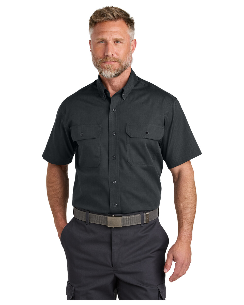 CornerStone CSW175 Short Sleeve Select Ripstop Shirt - Apparel.com