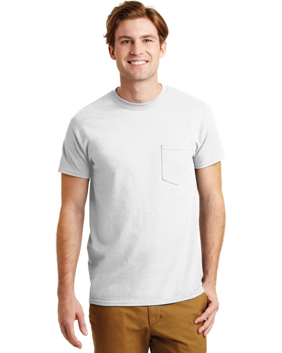 Gildan 8300 DryBlend 50 Cotton/50 DryBlend Pocket T-Shirt - Apparel.com