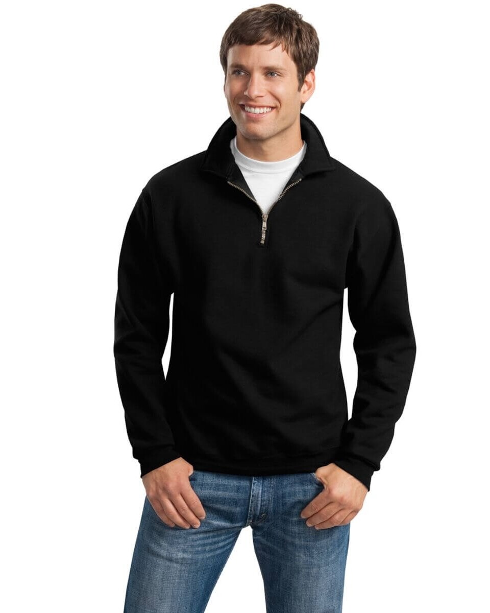 Jerzees 4528M SUPER SWEATS Quarter-Zip Sweatshirt - Apparel.com