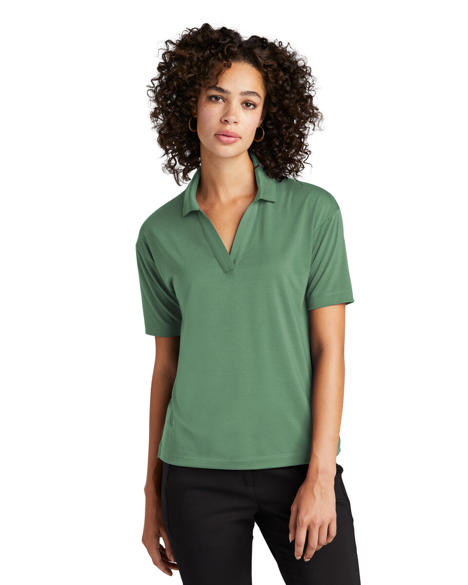 Mercer+Mettle MM1015 Women's Stretch Jersey Polo Shirt - T ...