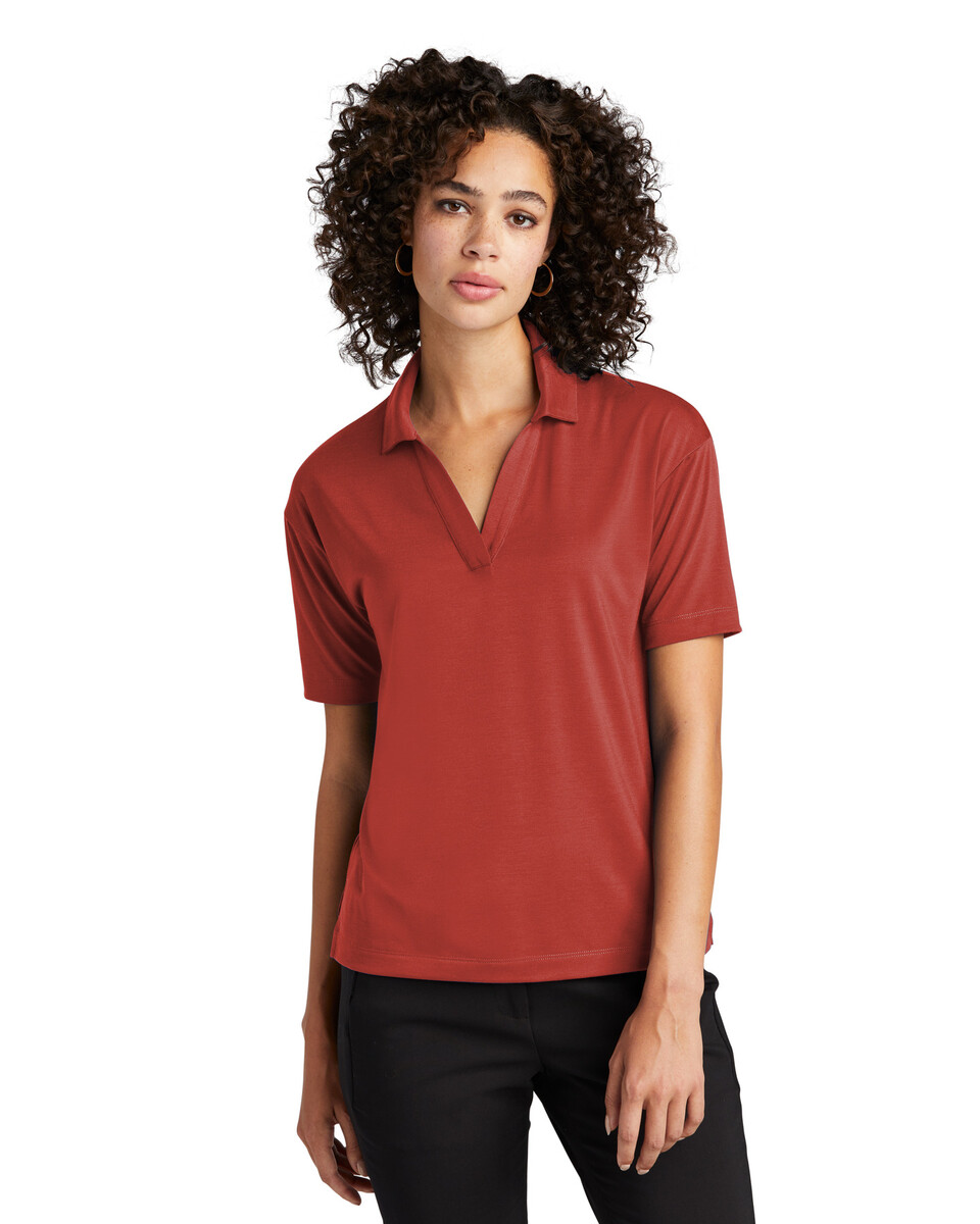 Mercer+Mettle MM1015 Women's Stretch Jersey Polo Shirt - T ...