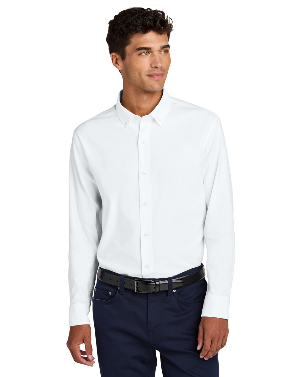 Mercer+Mettle MM2002 Long Sleeve Modern Oxford Shirt - Apparel.com
