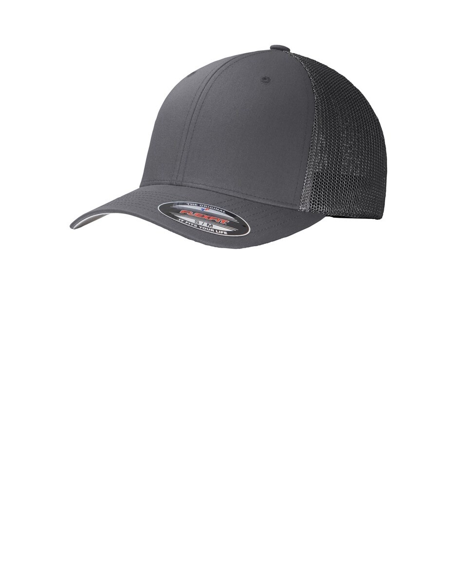 Port Authority C812 Flexfit Trucker Hat - BlankApparel.com