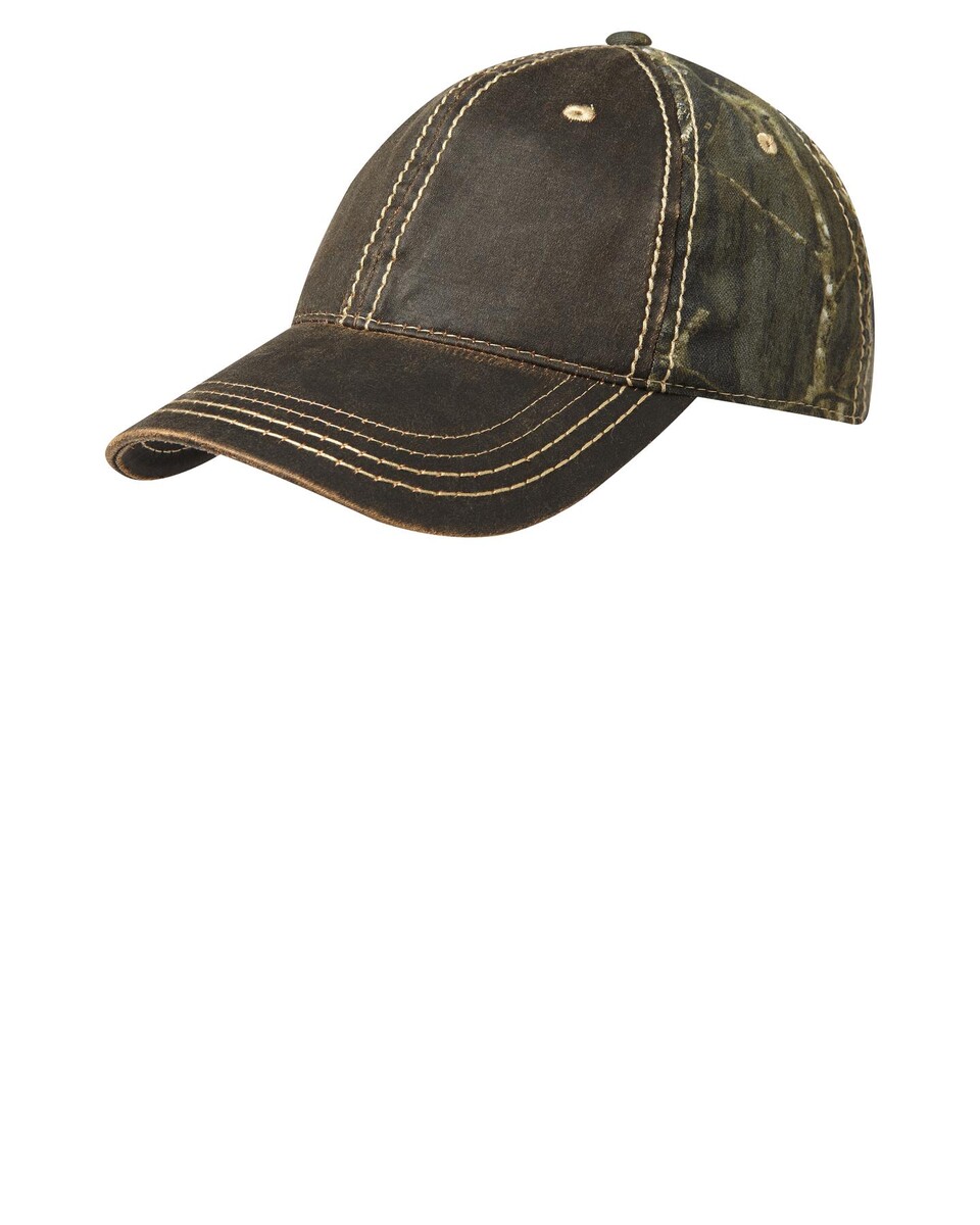 Port Authority C819 Pigment-Dyed Camo Baseball Cap - Apparel.com