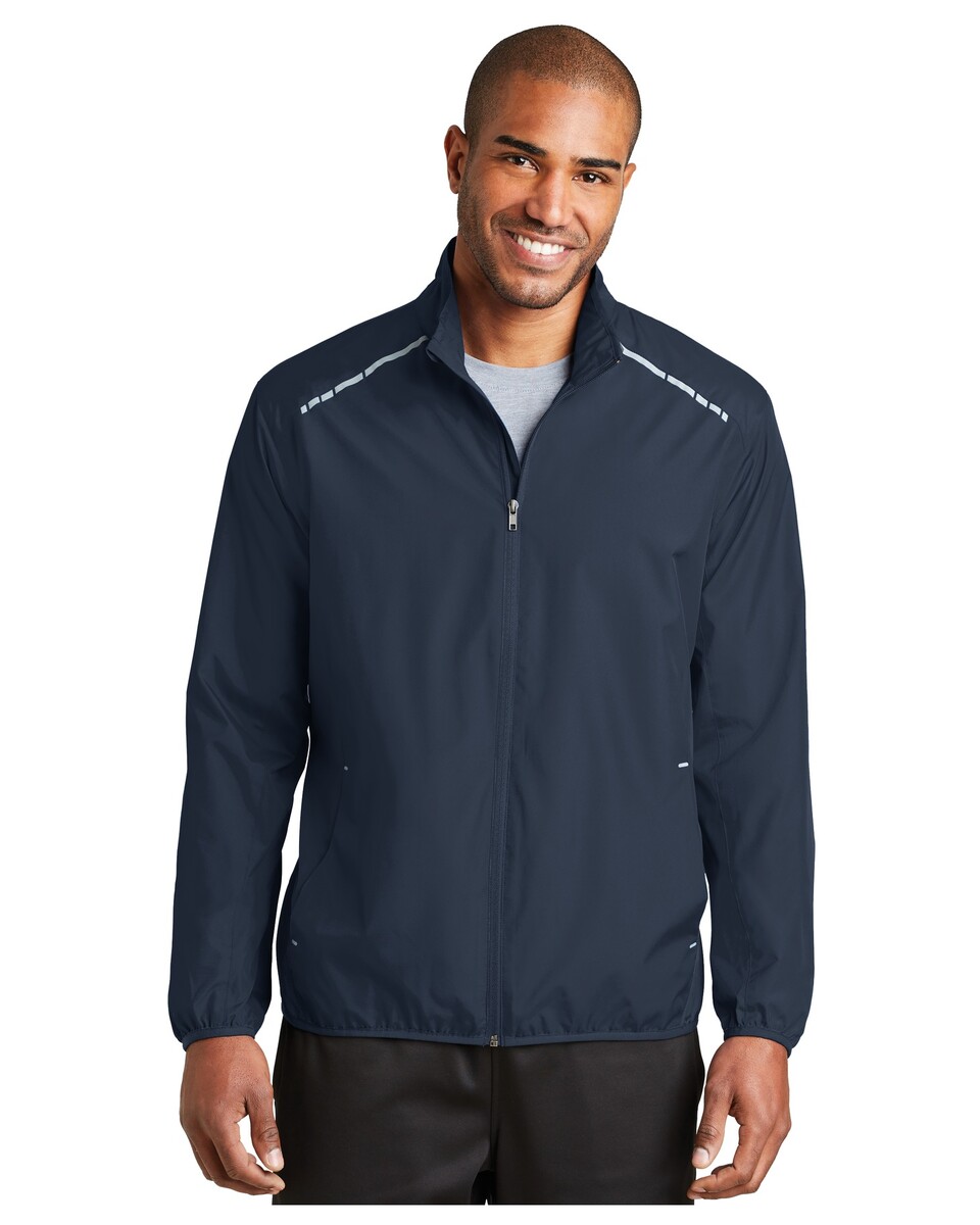 Port Authority J345 Zephyr Reflective Hit Full-Zip Jacket - Apparel.com