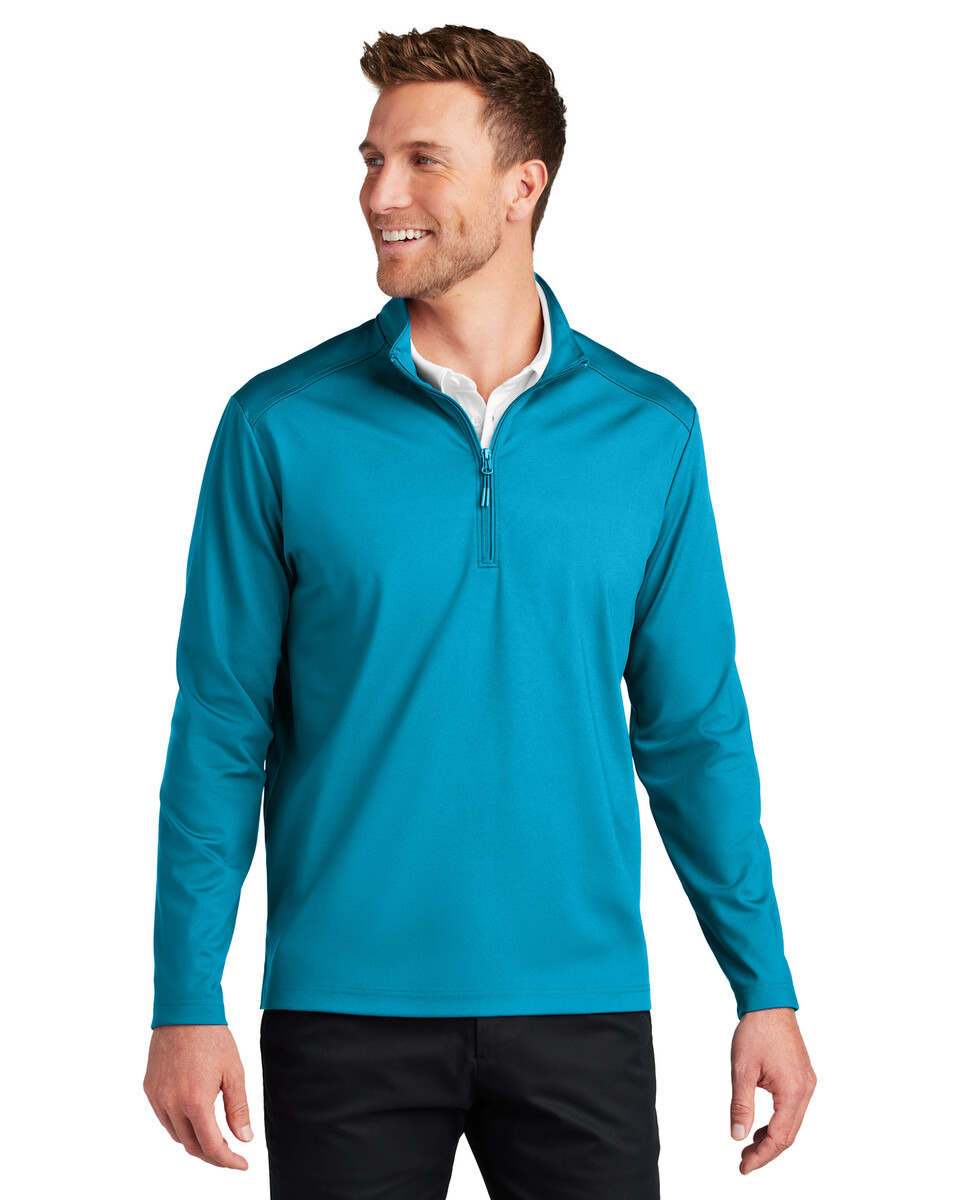 Port Authority K880 C-FREE Double Knit 1/4-Zip - BlankApparel.com