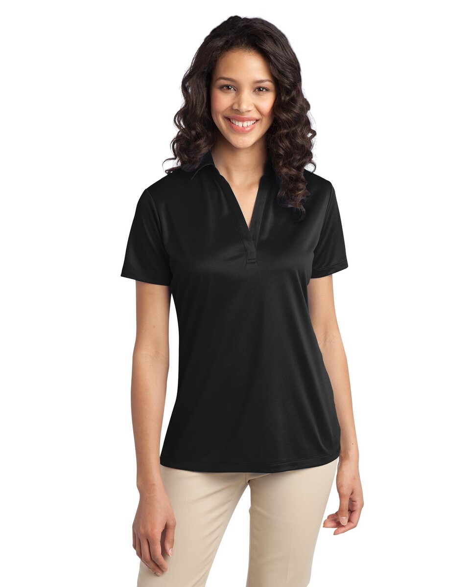 Port Authority L540 Women's Silk Touch 100% Polyester Polo Shirt ...