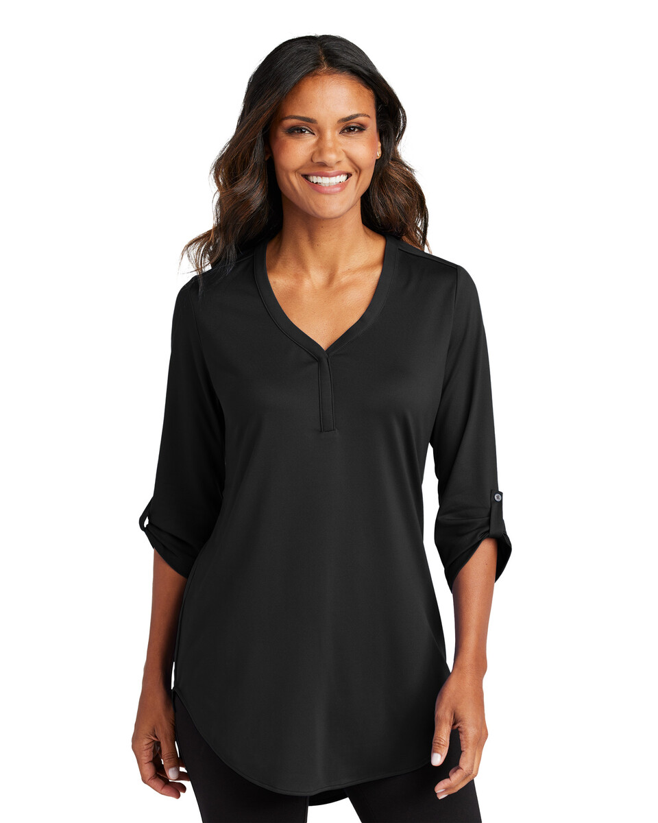 Port Authority LK6840 Ladies City Stretch 3/4-Sleeve Tunic - Apparel.com