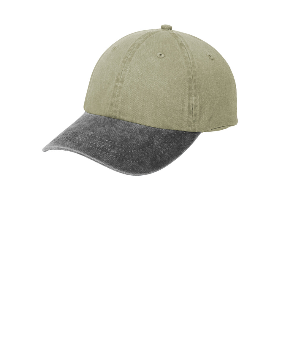 Port & Co CP83 Two-Tone Pigment-Dyed Cap - BlankCaps.com
