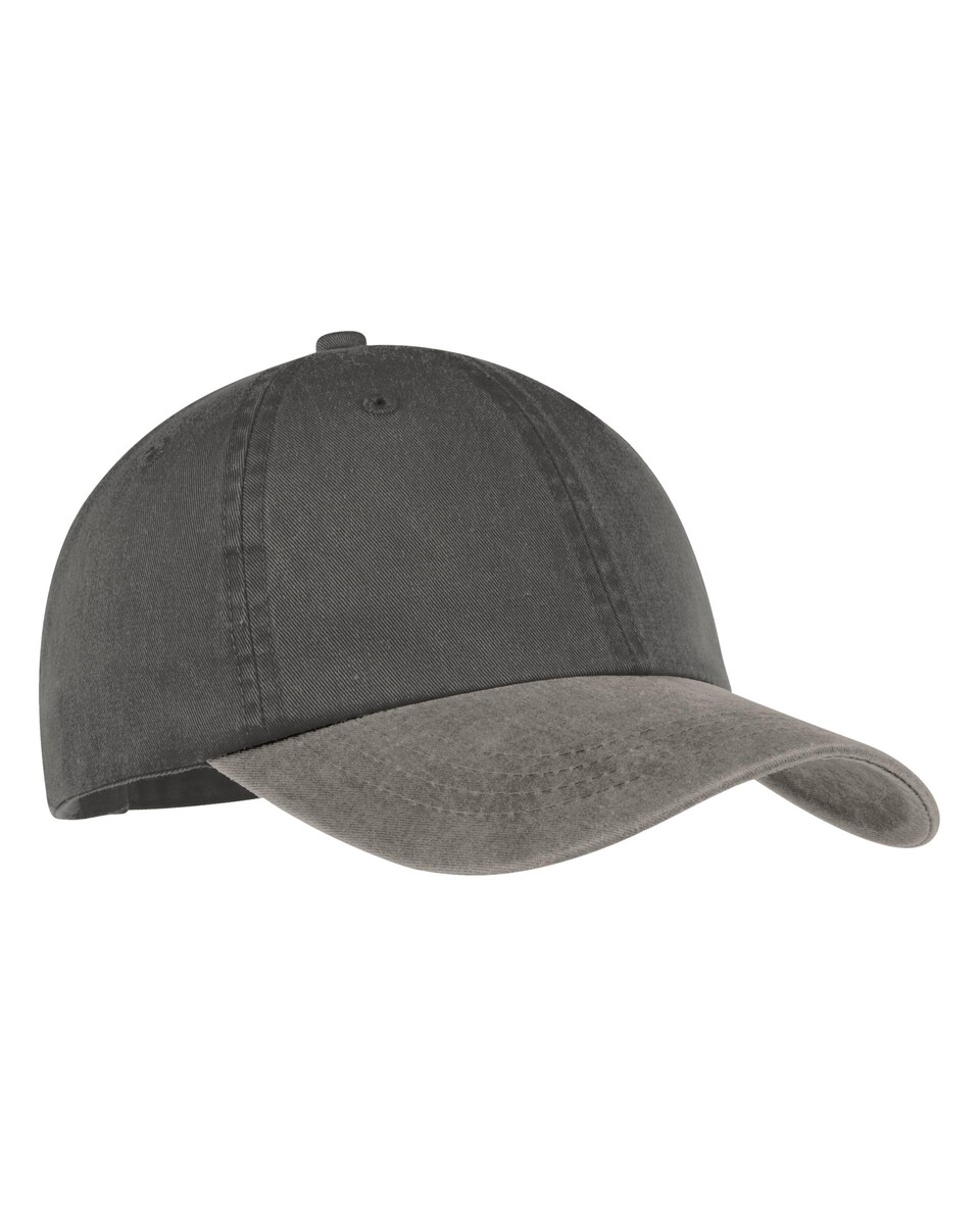 Port & Company CP83 Two-Tone Pigment-Dyed Cap - BlankApparel.com