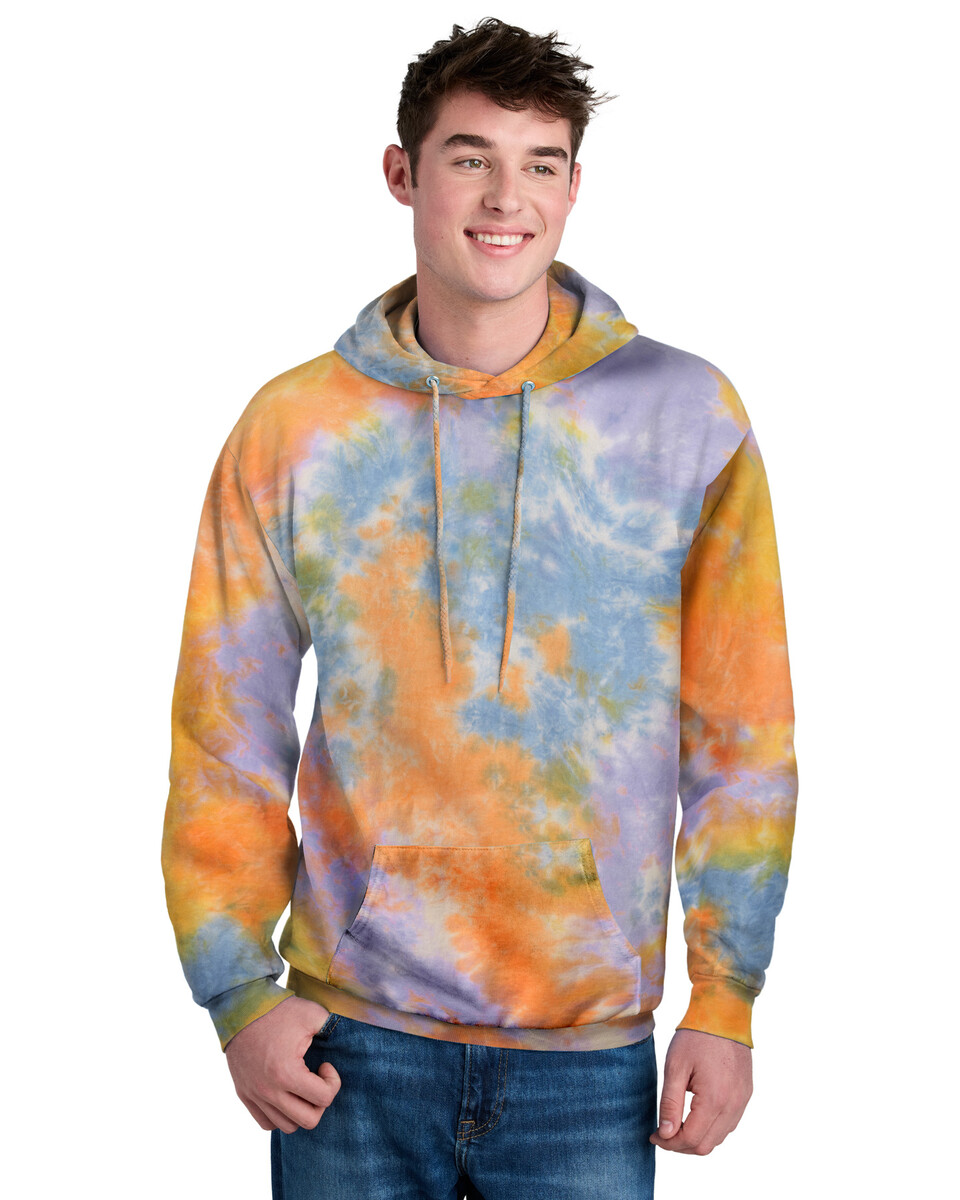 Port & Company PC144 Crystal Tie-Dye Pullover Hoodie - T ...