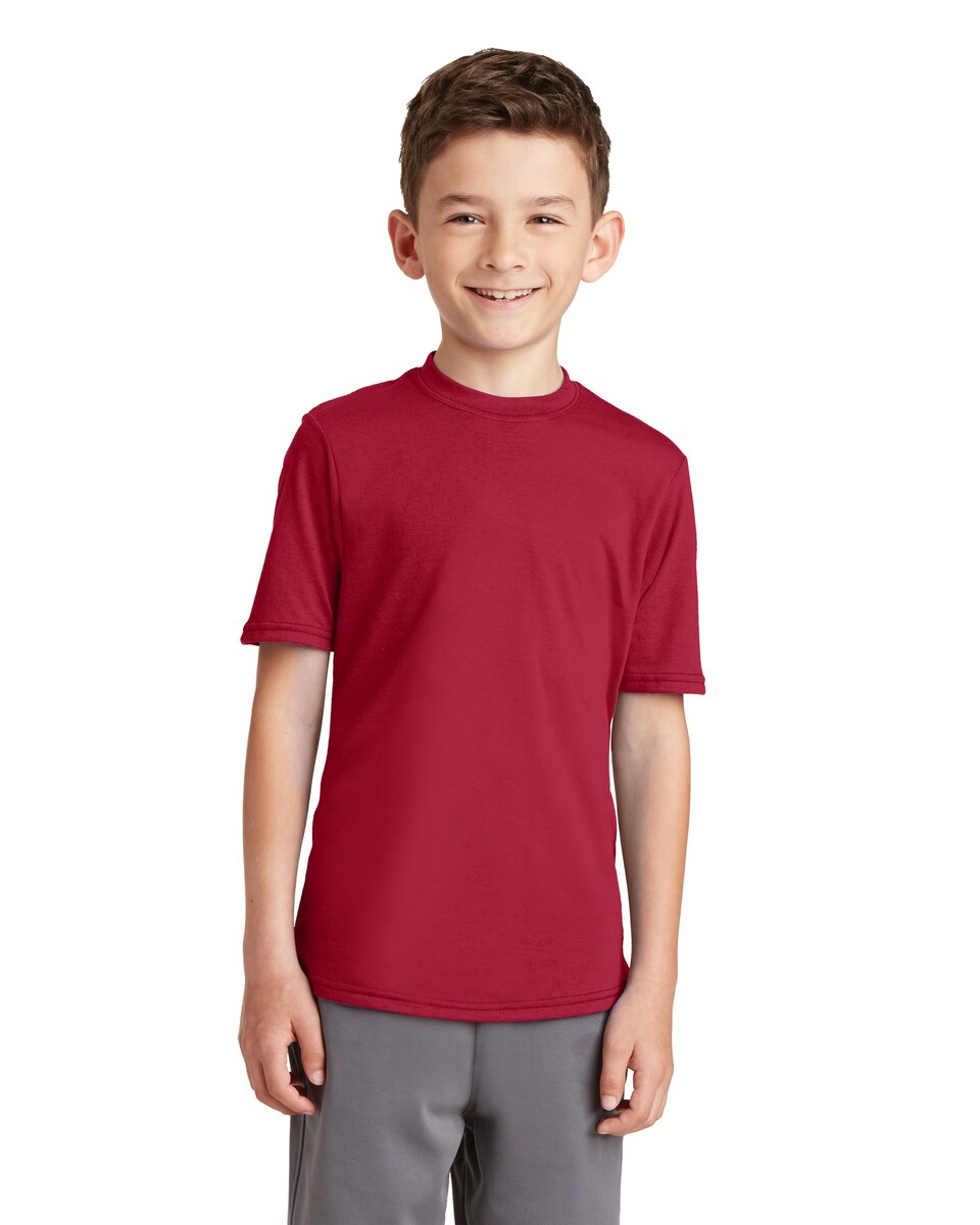 Port & Company PC381Y Youth Essential Blended Performance Tee ...