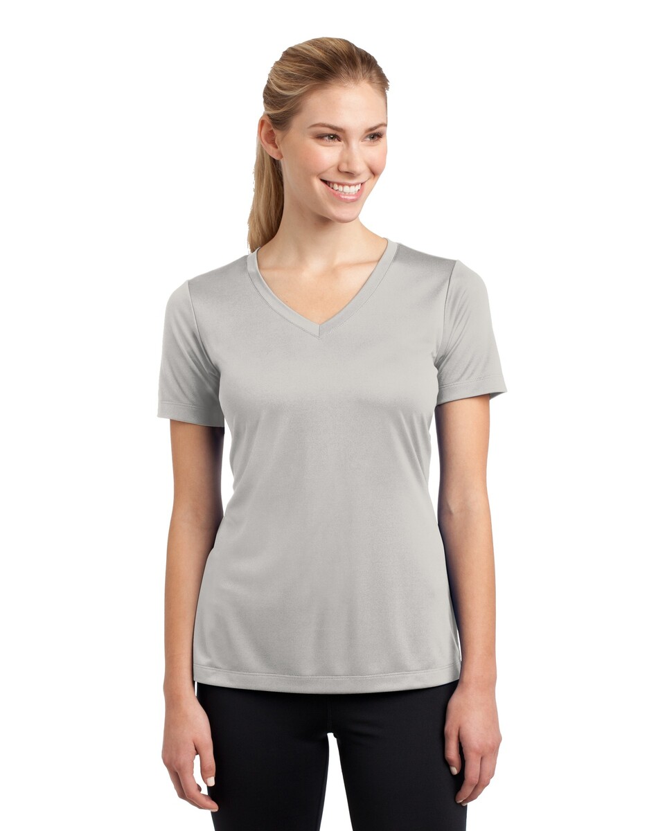 Sport-Tek LST353 Women's V-Neck PosiCharge Competitor T-Shirt - T ...