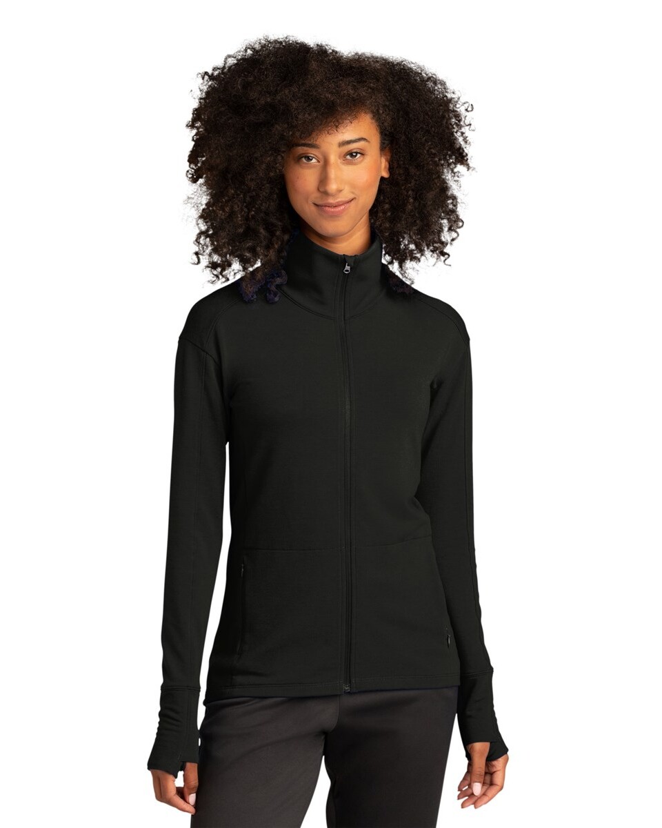 Sport-Tek LST560 Women's Sport-Wick Flex Fleece Full-Zip - BlankApparel.com