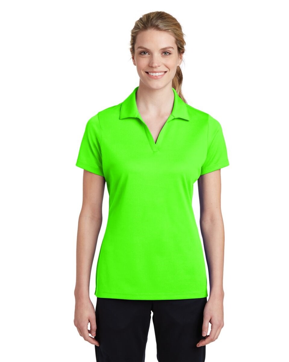 Sport-Tek LST640 Women's PosiCharge RacerMesh Polo Shirt - BlankApparel.com