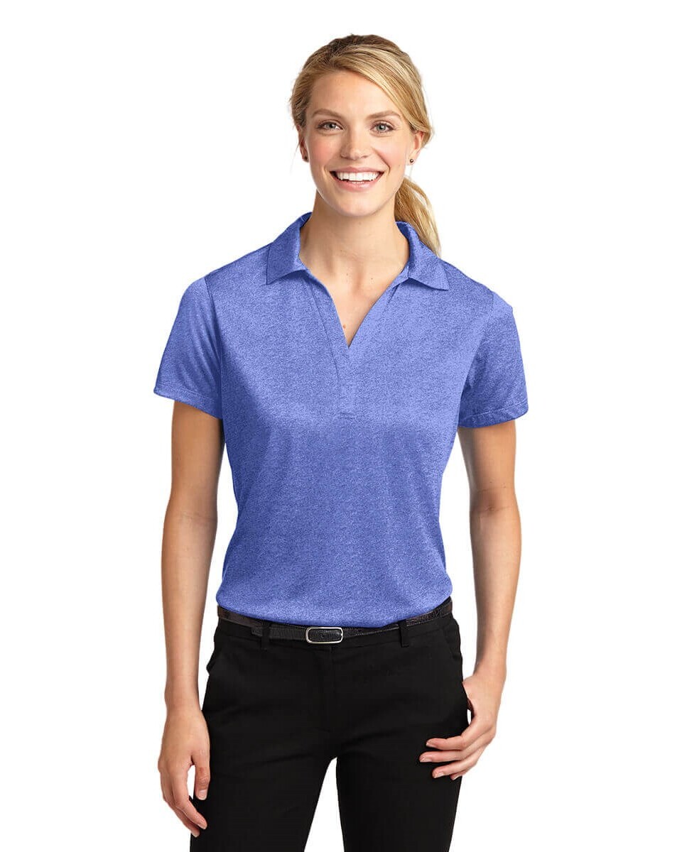 Sport-Tek LST660 Women's Heather Contender Polo shirt - Apparel.com