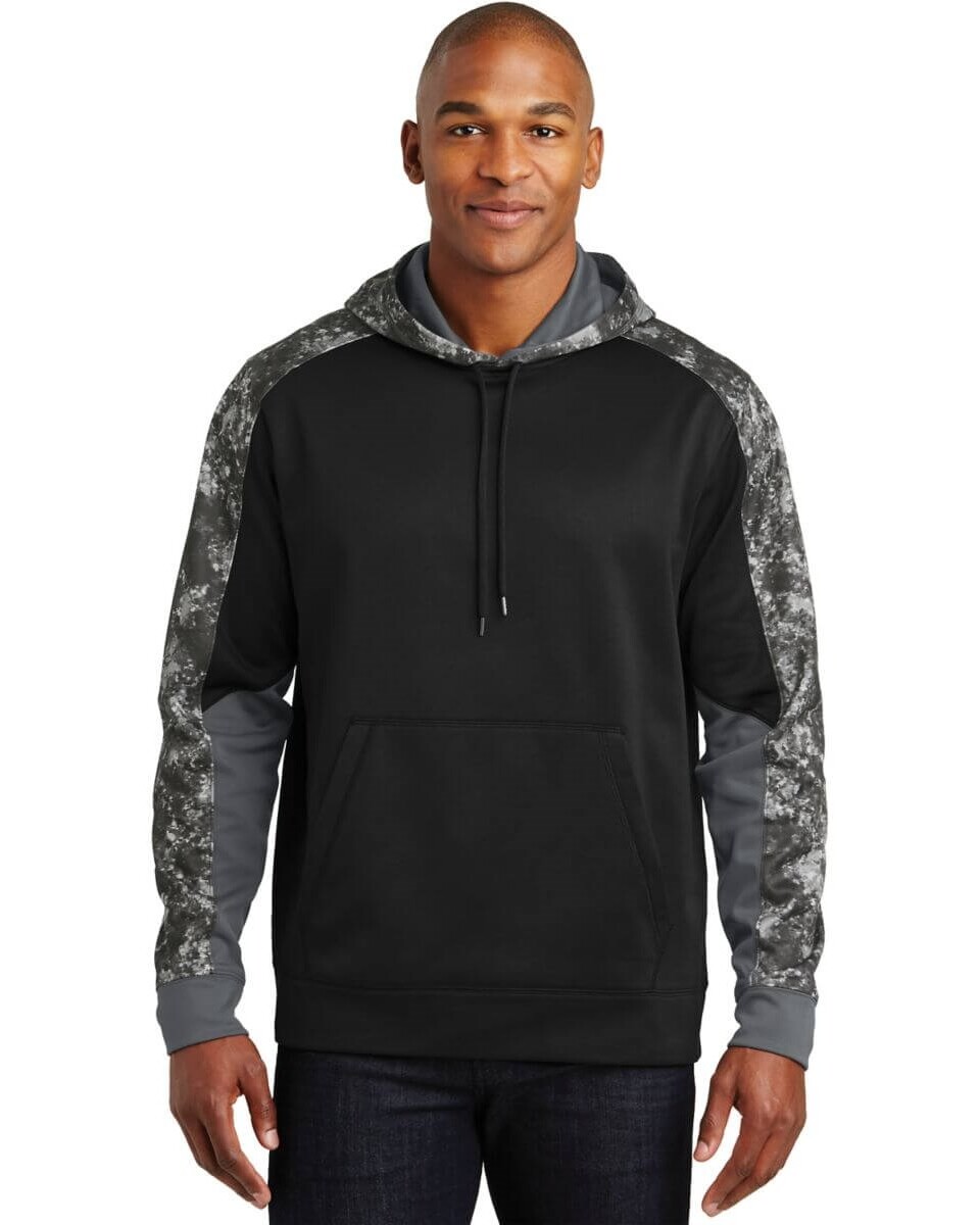 Sport-Tek ST231 Sport-Wick Mineral Freeze Fleece Colorblock Hoodie ...
