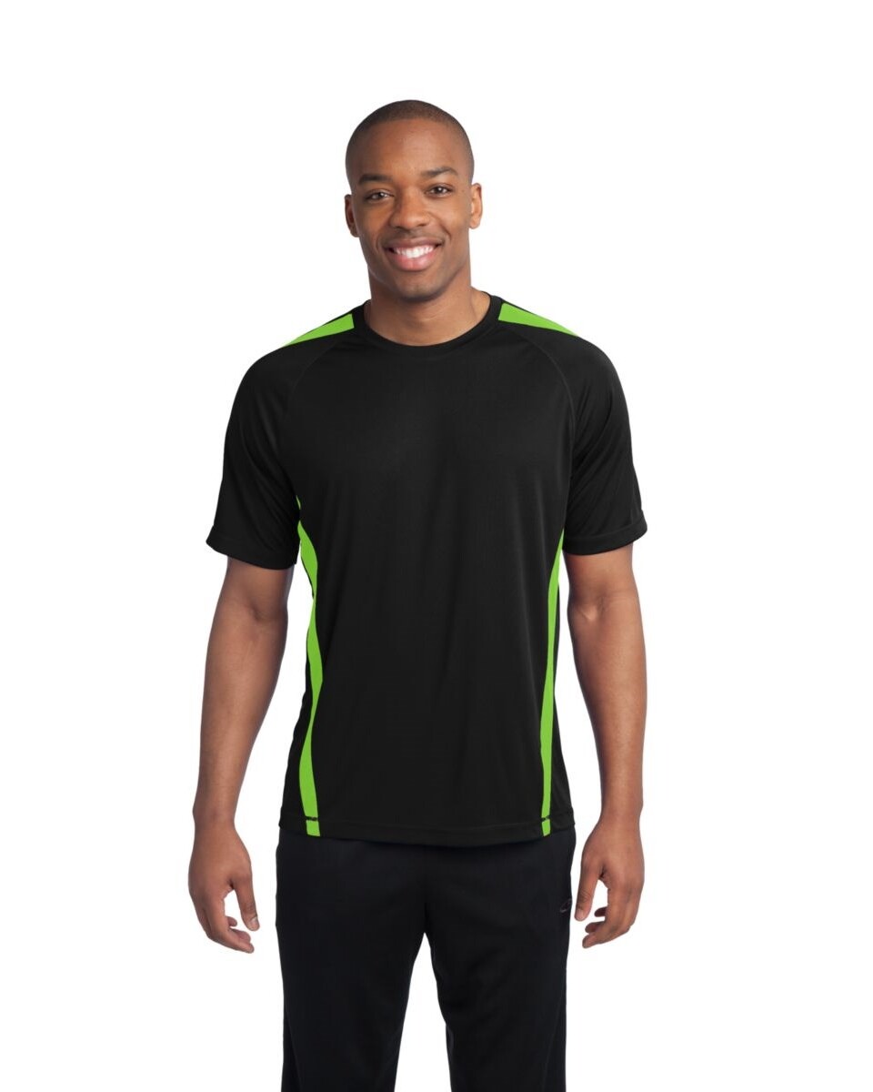 Sport-Tek ST351 Colorblock Competitor T-Shirt - Apparel.com