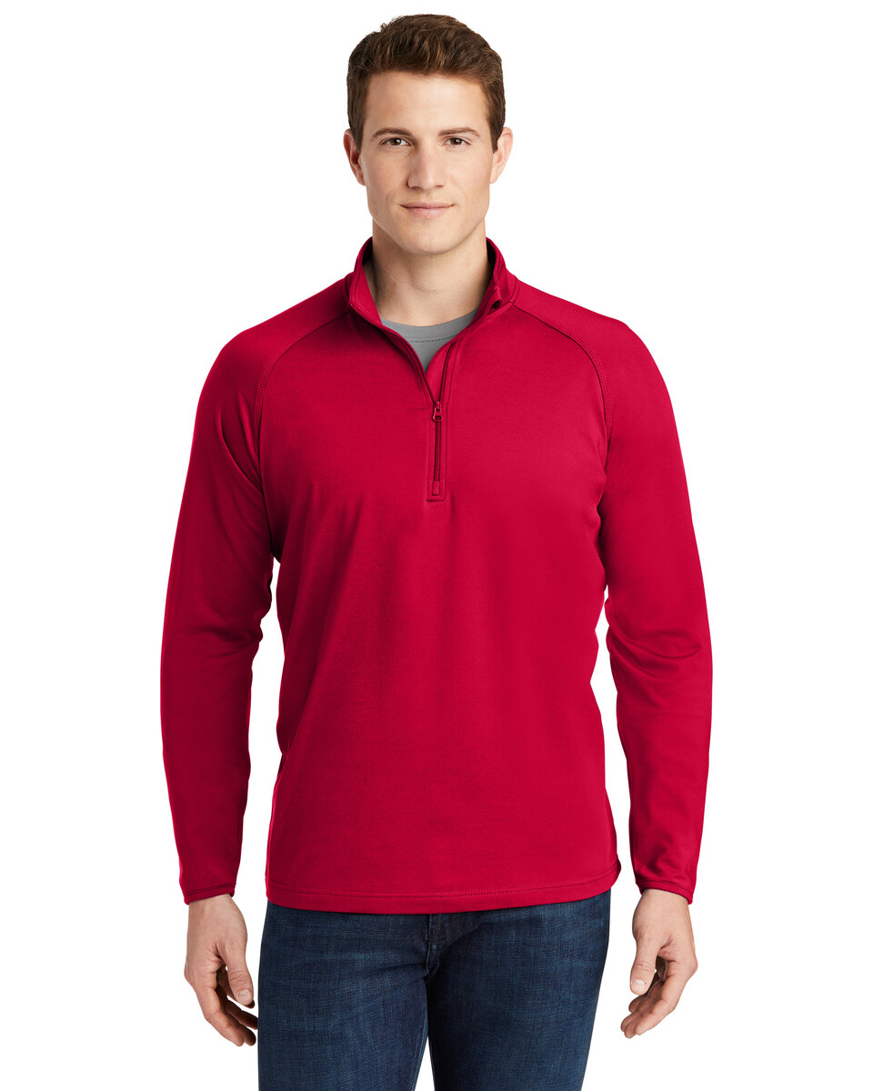 Sport-Tek ST850 Sport-Wick Stretch 1/4-Zip Pullover - BlankApparel.com