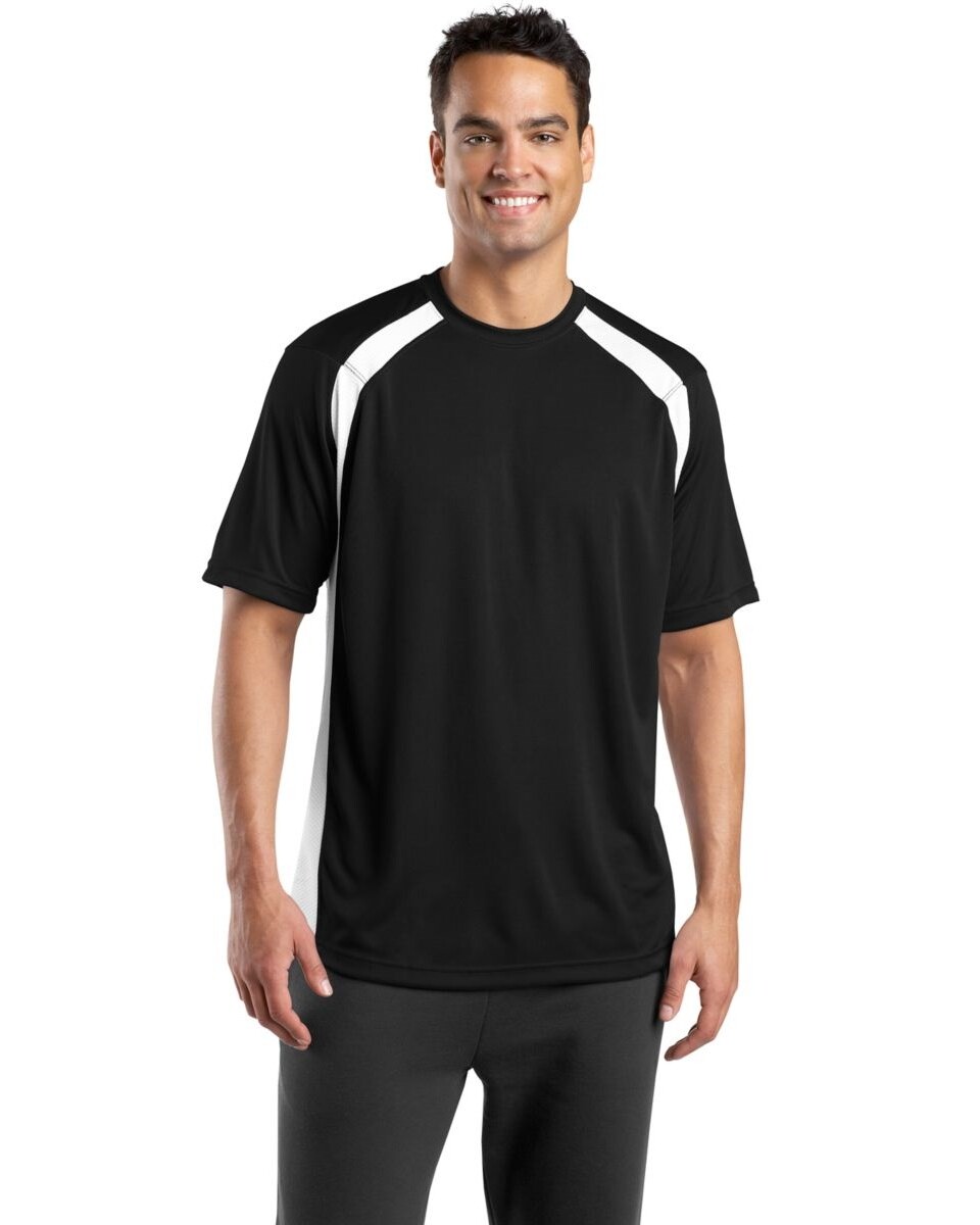 Sport-Tek T478 Dry Zone; Colorblock T-Shirt - Apparel.com