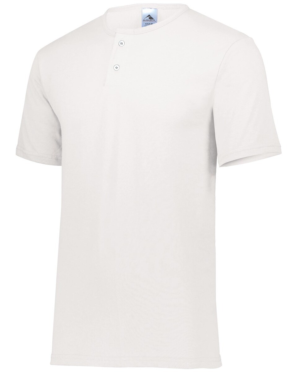 Augusta Sportswear 580 Two-Button Baseball Jersey - BlankAthletics.com