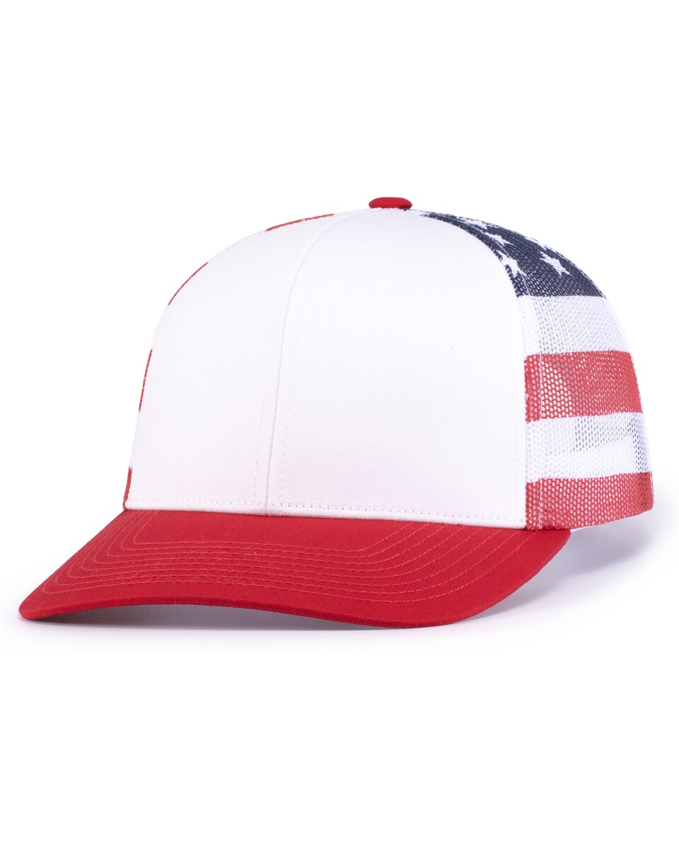 Pacific Headwear 104P PRINTED TRUCKER CAP - BlankCaps.com