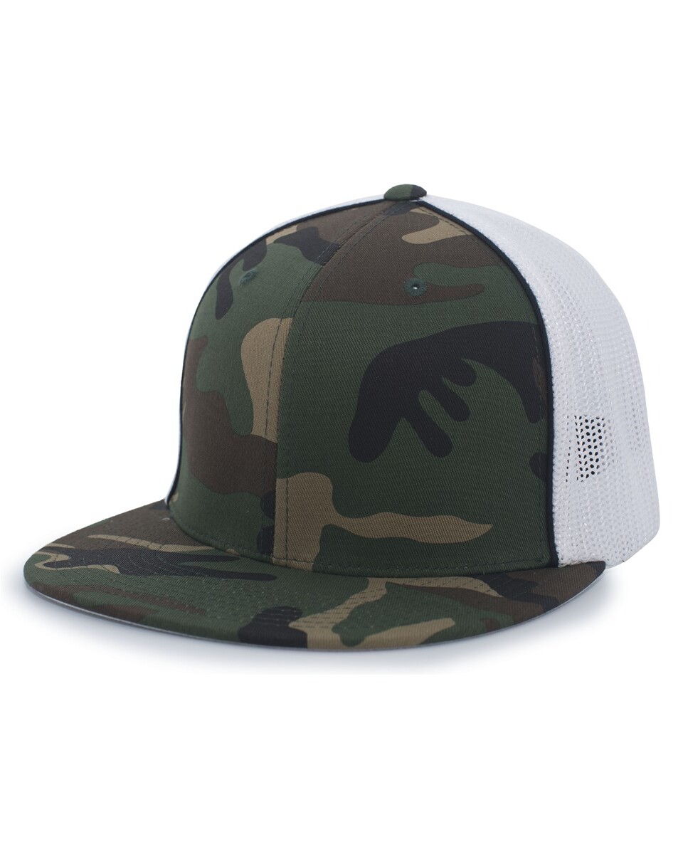 Pacific Headwear 8D8 D-Series Trucker Flexfit Cap - BlankAthletics.com