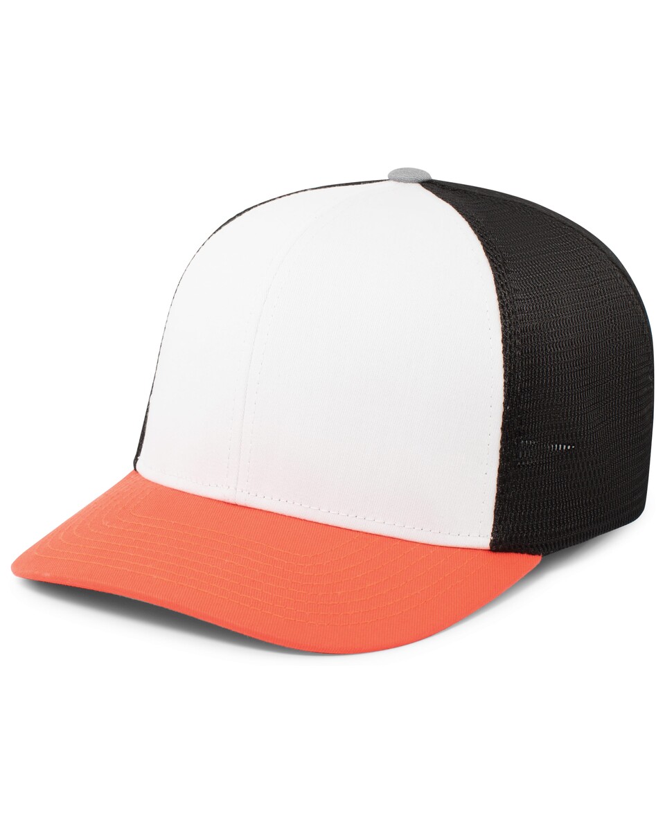 Pacific Headwear P401 Fusion Trucker Hat - BlankCaps.com