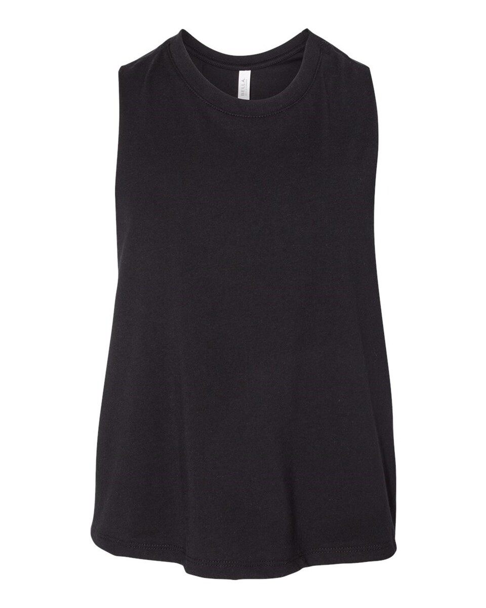 Bella + Canvas 6682 Women's Racerback Cropped Tank - BlankApparel.ca