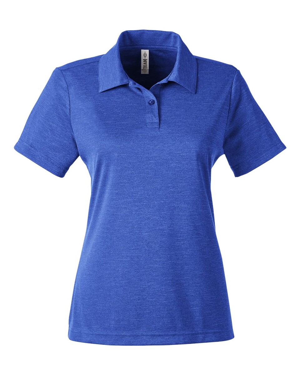 Team 365 TT51HW Women's Zone Sonic Heather Performance Polo ...