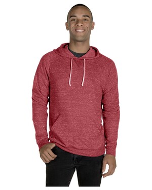 Jerzees 90MR Adult 7.2 oz., Snow Heather Raglan Hoodie Jerzees 90MR Adult 7.2 oz., Snow Heather Raglan Hoodie