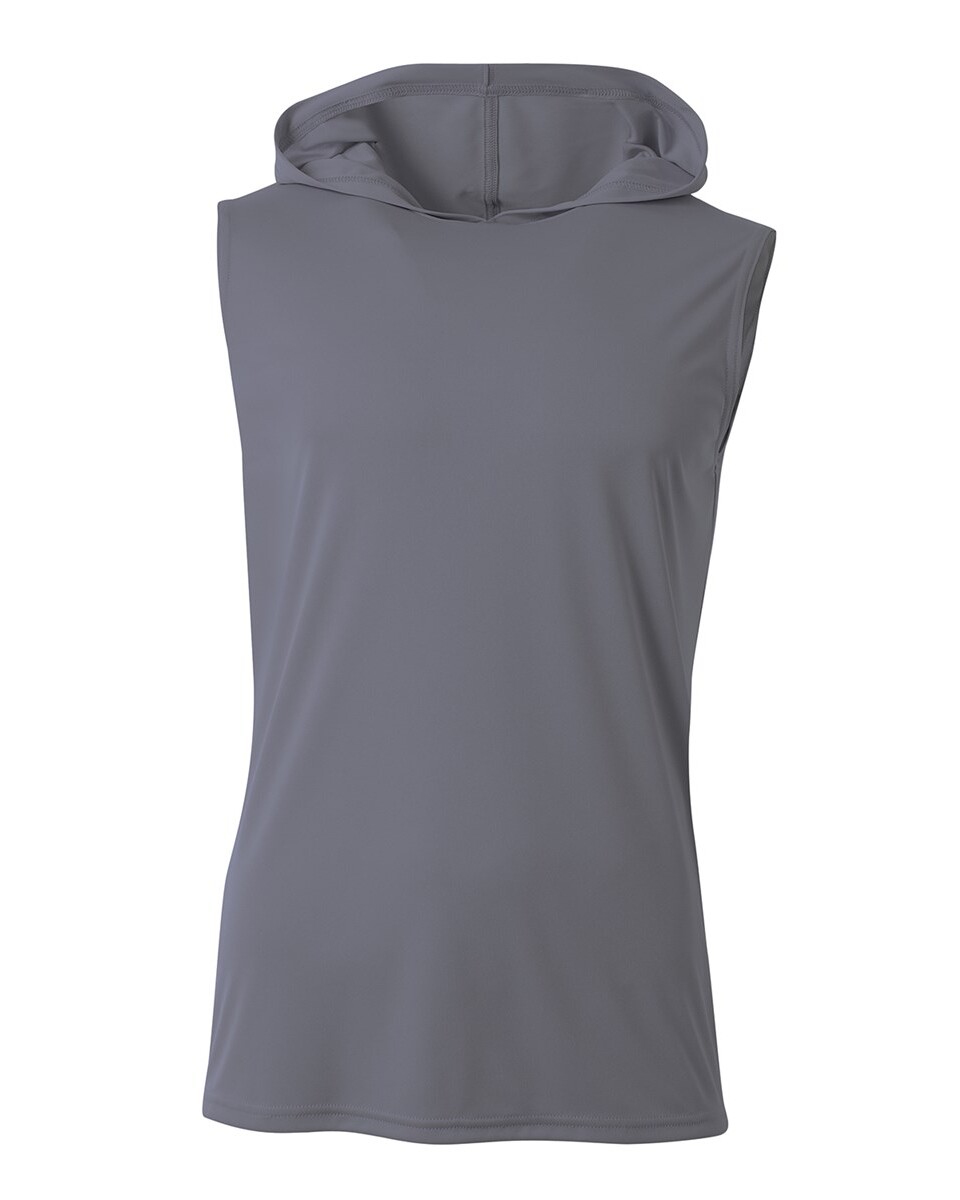 A4 N3410 Men's Cooling Performance Sleeveless T-Shirt Hoodie ...