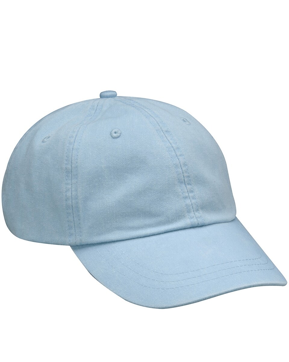 Adams AD969 6-Panel Low-Profile Washed Pigment-Dyed Dad Hat - BlankCaps.com