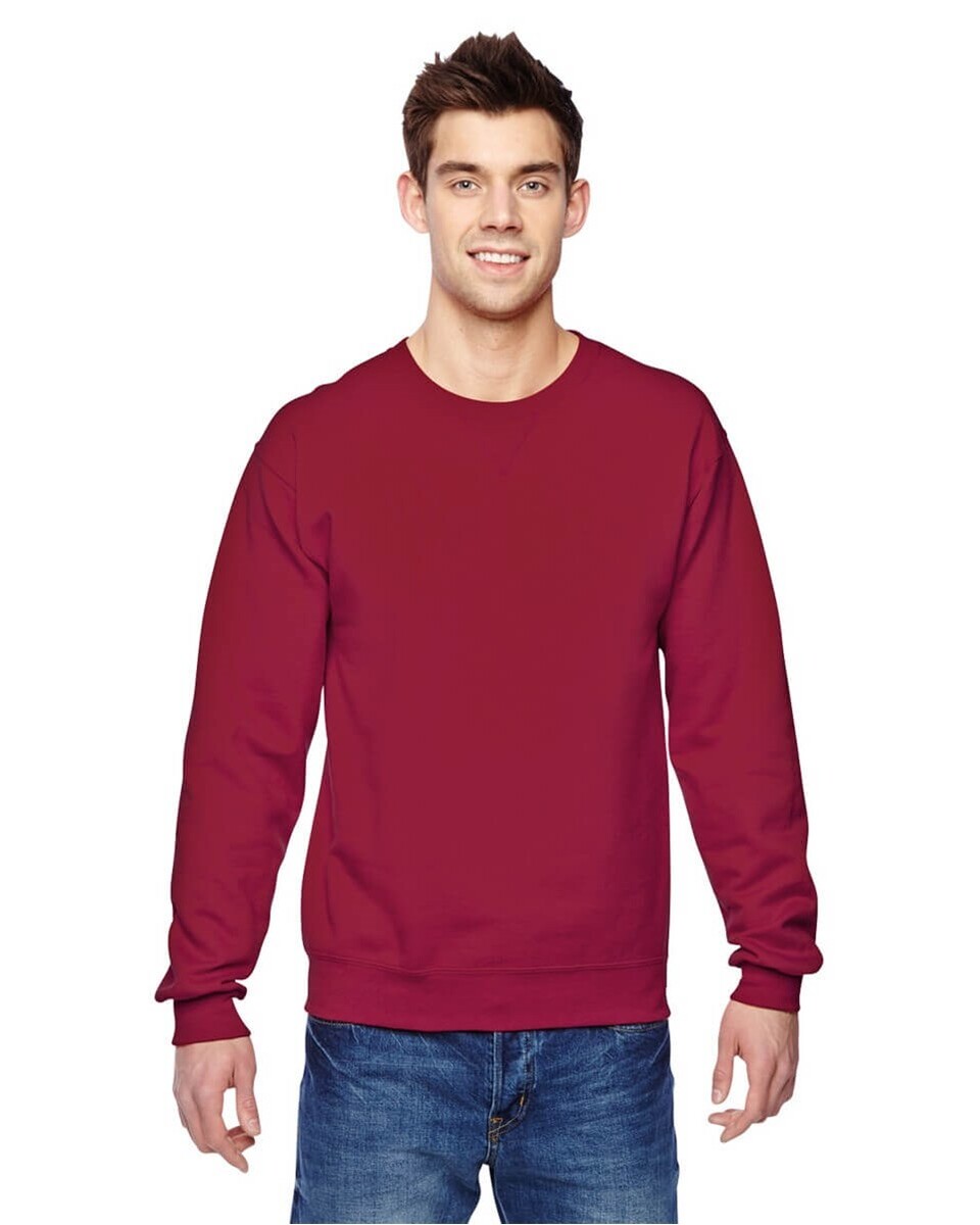 Fruit of the Loom SF72R 7.2 oz. Sofspun Crewneck Sweatshirt - BlankShirts.com