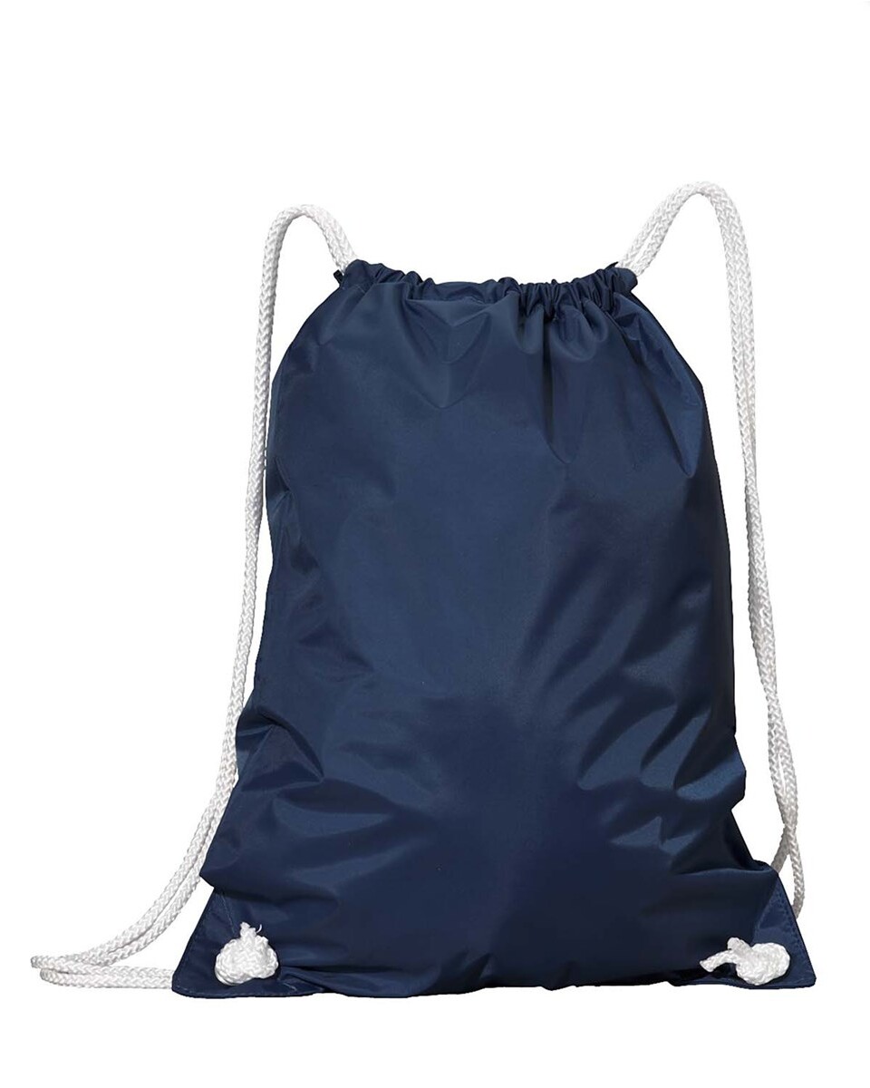 Liberty Bags 8887 White Drawstring Backpack - BlankShirts.com