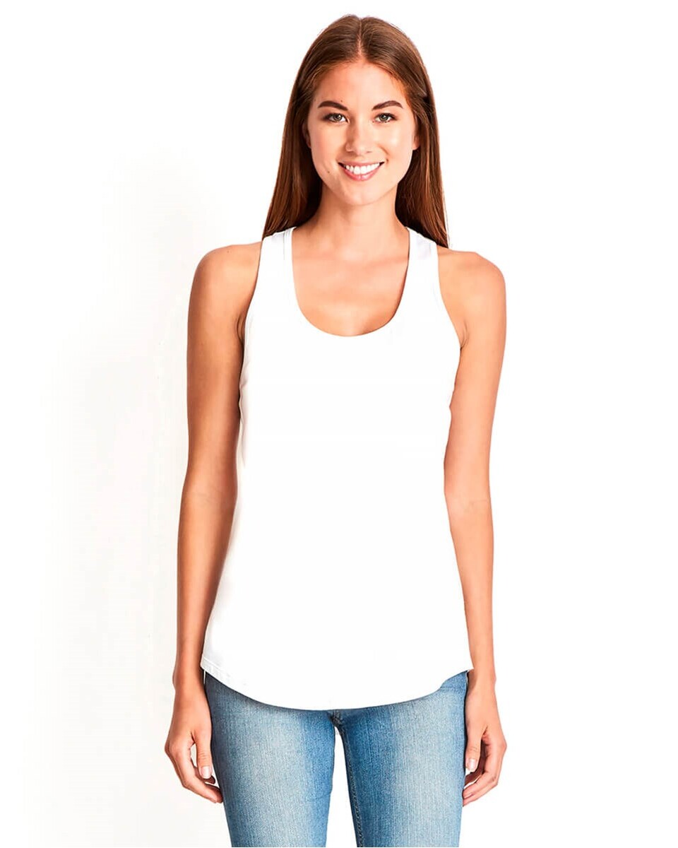 Next Level Apparel 6338 Women's Gathered Racerback Tank Top ...
