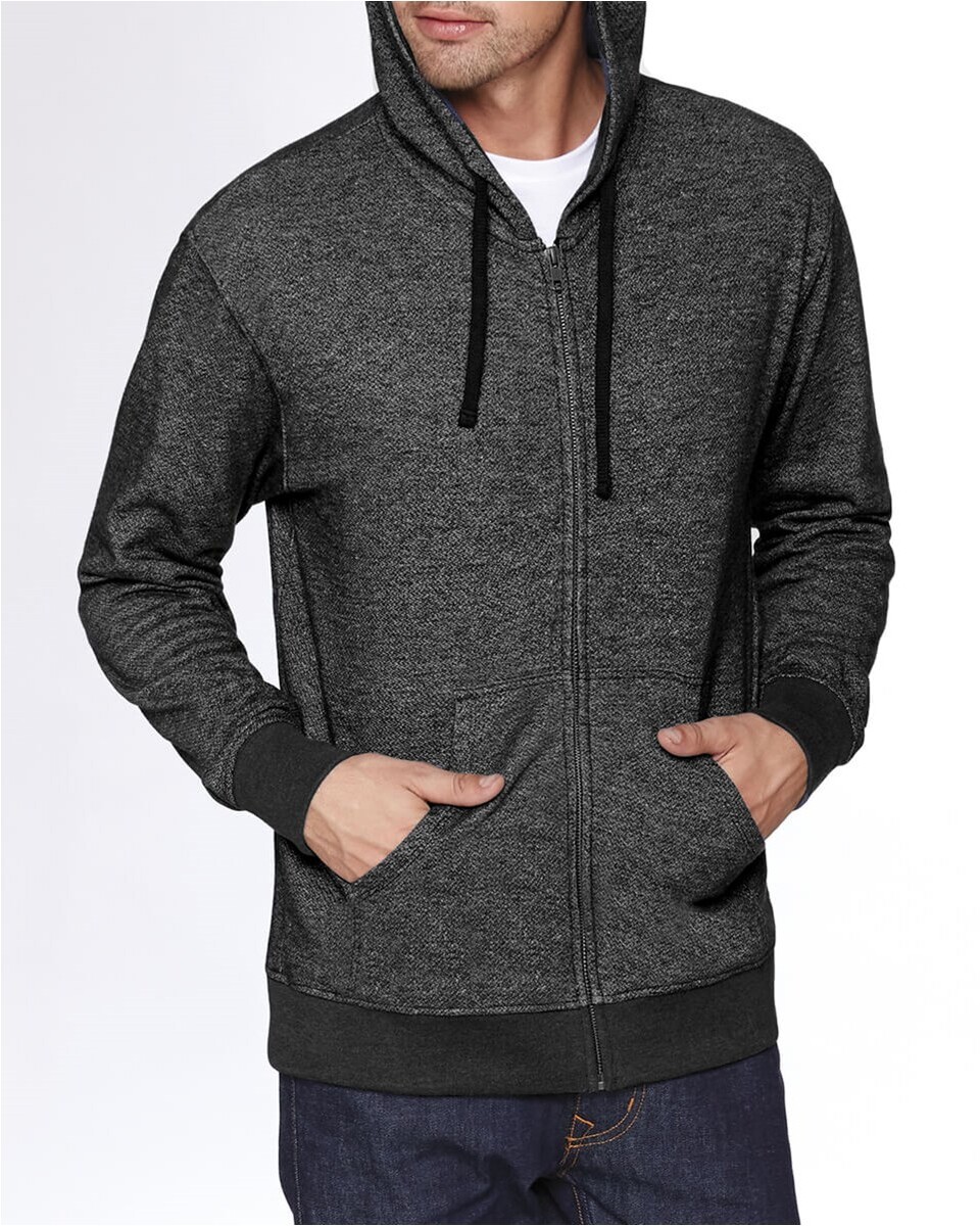 Next Level Apparel 9600 Adult Denim Fleece Full-Zip Hoody - BlankShirts.com