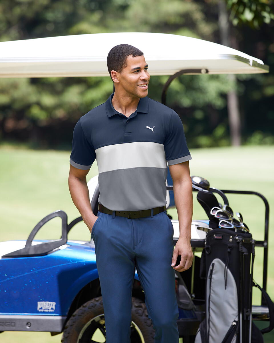 Puma 538930 Men's Cloudspun Highway Polo Shirt - BlankShirts.com