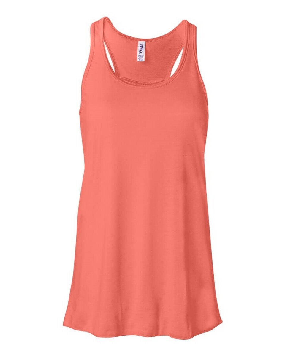 Bella + Canvas 8800 Women's Flowy Racerback Tank Top - BlankShirts.com