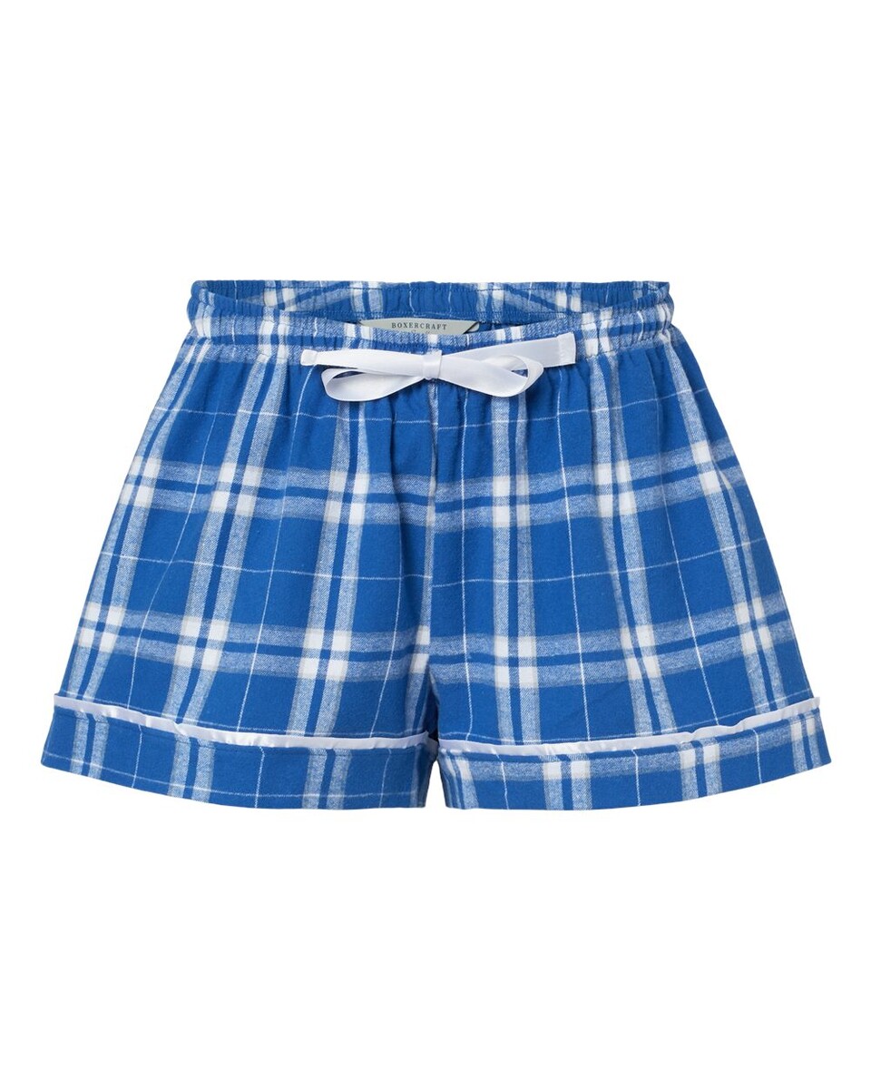 Boxercraft BW6501 Women's Flannel Shorts - BlankApparel.com