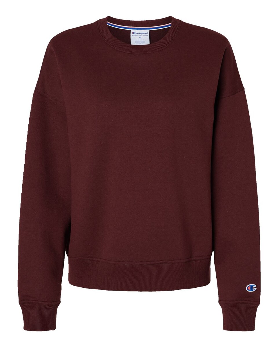 Champion S650 Women's Powerblend® Crewneck Sweatshirt - BlankAthletics.com