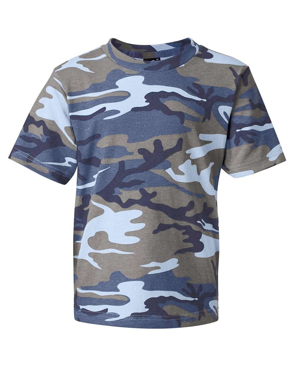 Code V 2207 Youth Camouflage T-Shirt - BlankApparel.com