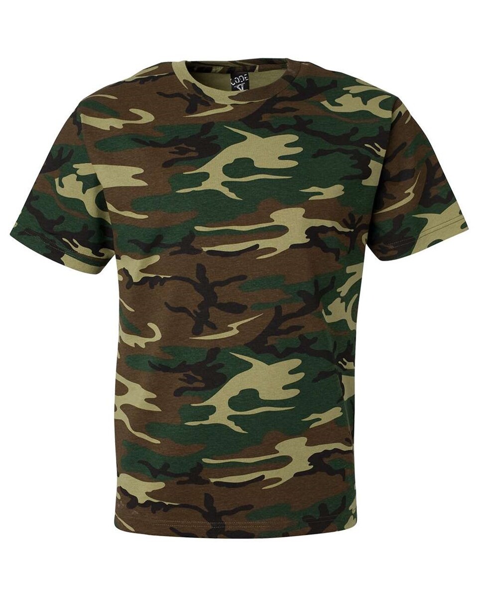 Code V 3907 Adult Camo Tee - BlankApparel.com