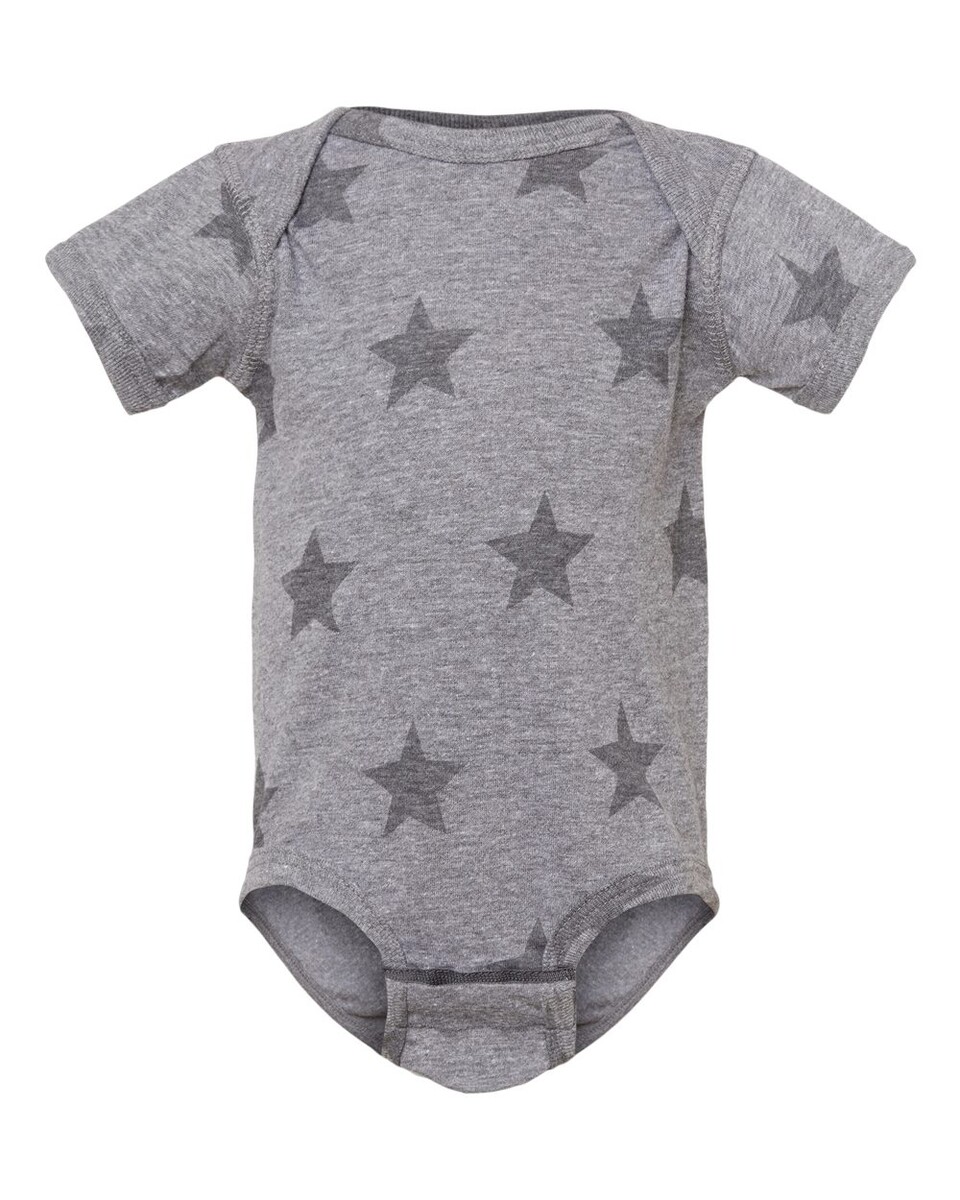 Code V 4329 Infant Star Print Bodysuit - T-ShirtWholesaler.com