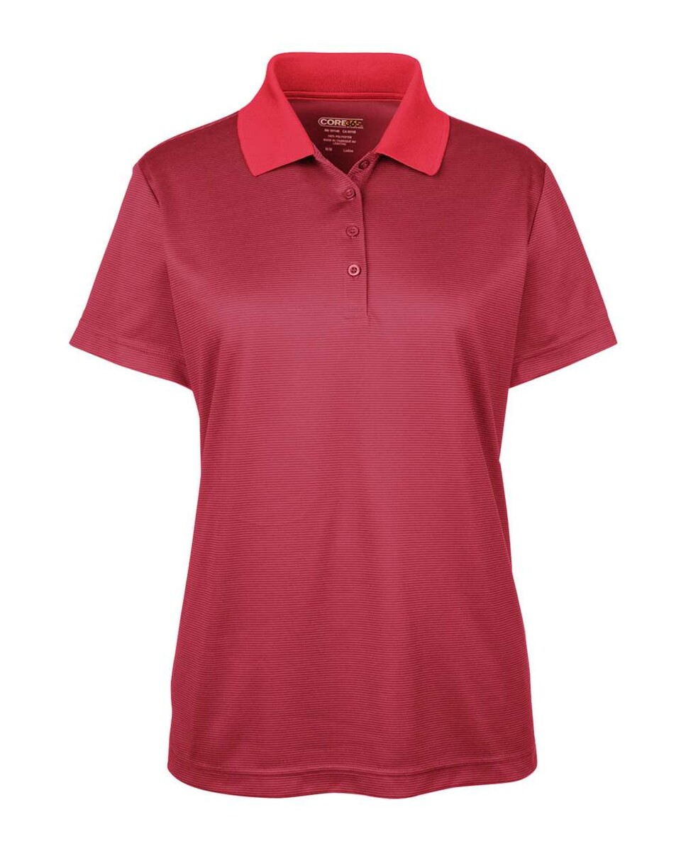 Core 365 CE102W Women's Express Microstripe Performance Pique Polo ...