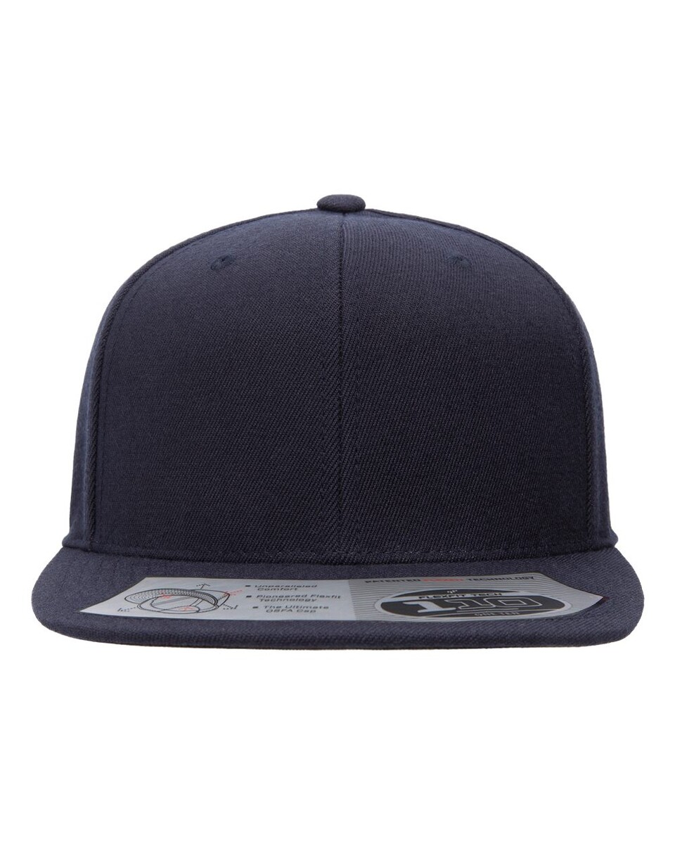 FlexFit 110F 110® Flat Bill Snapback Cap - BlankCaps.com