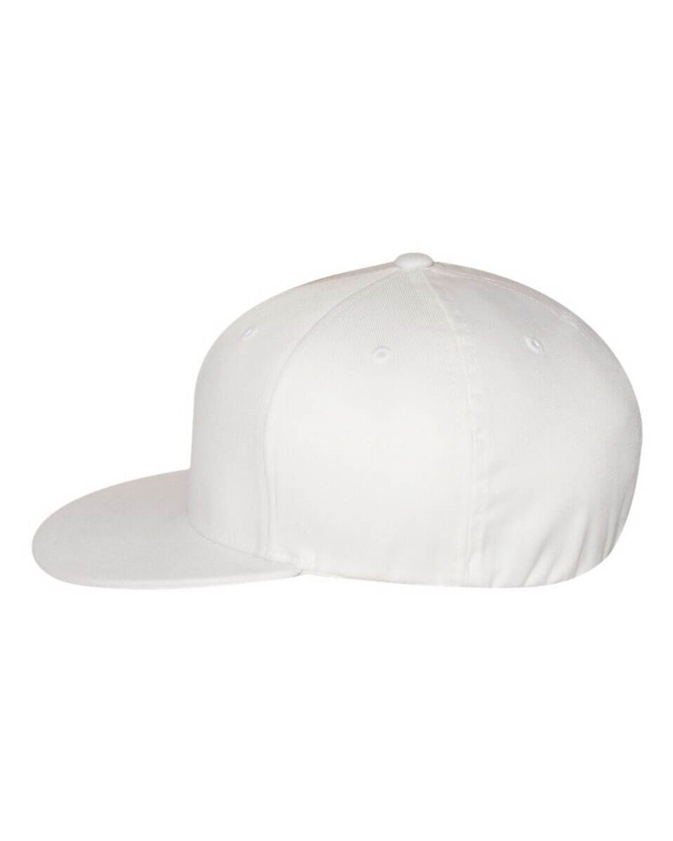 FlexFit 6297F Pro-Baseball On Field Flat-Bill Hat - BlankCaps.com