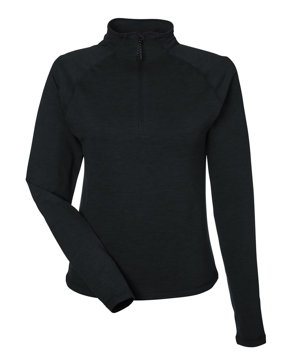 Glyder PDP8023 Women's Marbled Jersey Fairway Quarter-Zip Pullover ...